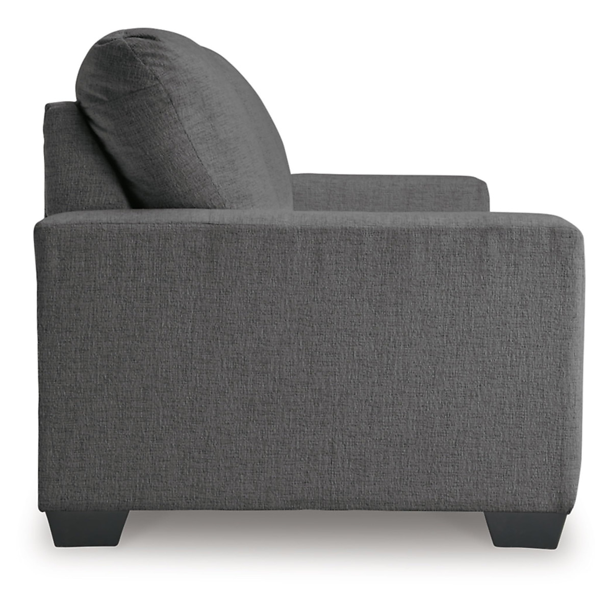 Signature Design by Ashley Rannis Casual 2-in-1 Sofa Sleeper with Folding Gel Memory Foam Mattress, Full, Gray