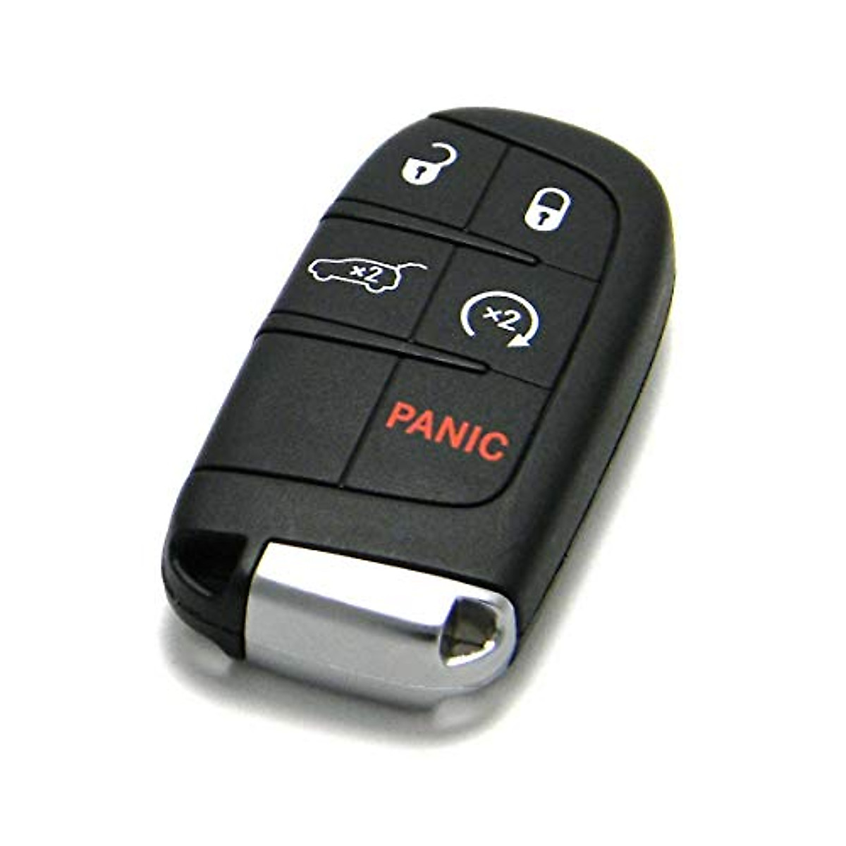 OEM Electronic 5-Button Smart Key Fob Remote Compatible with 2014-2022 Jeep Grand Cherokee (FCC ID: M3N-40821302, P/N: 68143505)