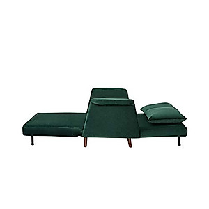 GIA Furniture Home Series Convertible Loveseat, Green