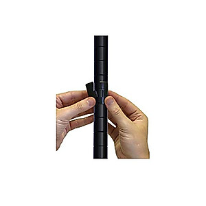 Omega 14" Deep x 24" Wide x 36" High 2 Tier Stationary Black Basket Unit