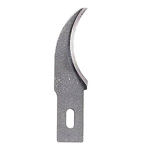 Excel Blades #28 Heavy Duty Concave Carving Hobby Blade, 5 Pack, American Made Replacement Craft Knife Blades