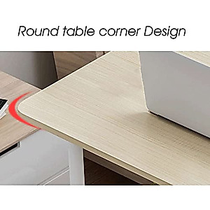 Learn Office Computer Table Mobile Desk Height Adjustable Laptop Table Movable Computer Desk for Small Space Computer Workstations for Home Office with Lockable Caster (Color : A)