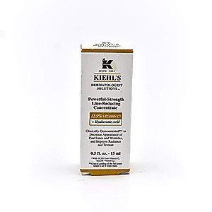 Kiehl's Powerful-Strength Line-Reducing Concentrate Serum, 0.5 Ounce/15ml