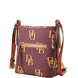 Dooney & Bourke Handbag, Monogram Small Ridley Crossbody - Wine