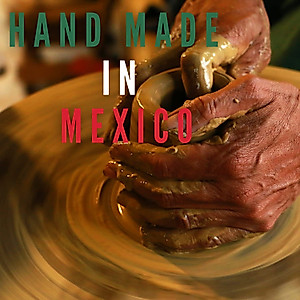 Cantaritos De Barro Mexicanos Jarritos Set Of Two Glazed 13.5 Oz Clay Cups Tequila Gifts Margarita Glasses Fiesta Taco Tuesday Fun Colors 5 de Mayo