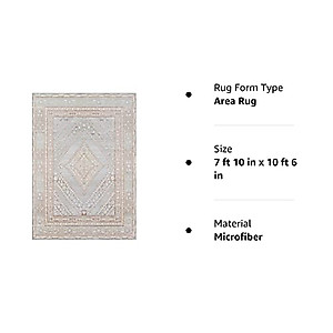 Momeni Isabella Traditional Geometric Flat Weave Area Rug, 7 ft 10 in x 10 ft 6 in, Blue