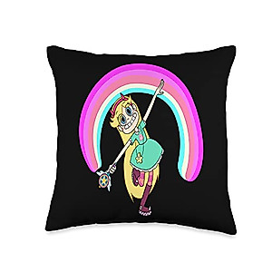 Star vs the forces of evil Throw Pillow, 16x16, Multicolor