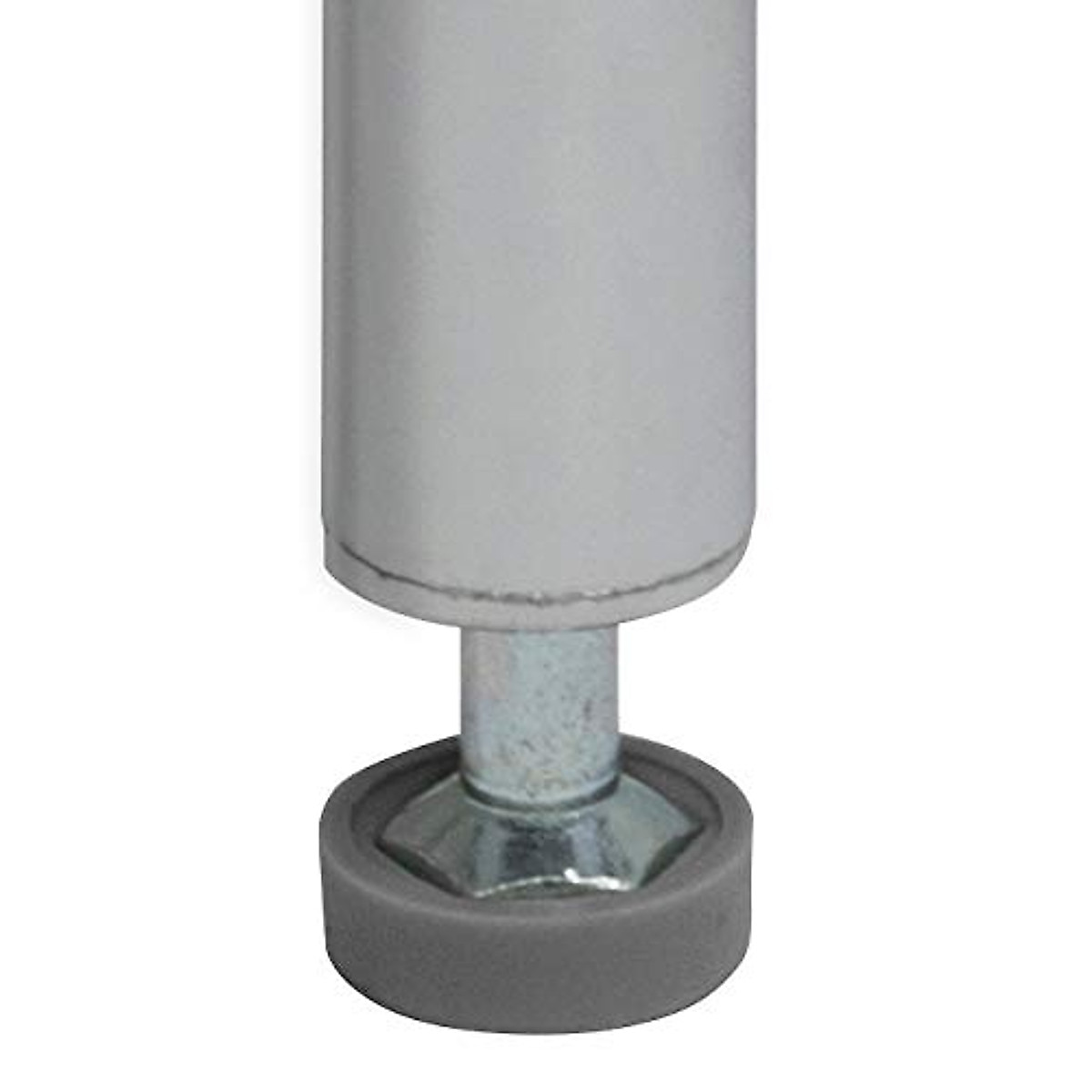 Akro-Mils AWFOOTLEVEL4PK - Leveling Foot Plate for Chrome Wire Shelf System Upright Leg - Pack of 4(Pack of 4)