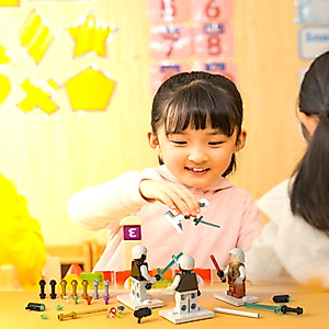 BingBricks 105pcs Light Sword Saber Blaster Building Blocks Accessory Pack for Lego Star Wars Fans, Third Party Building Accessories Compatible for Lego Minifigures