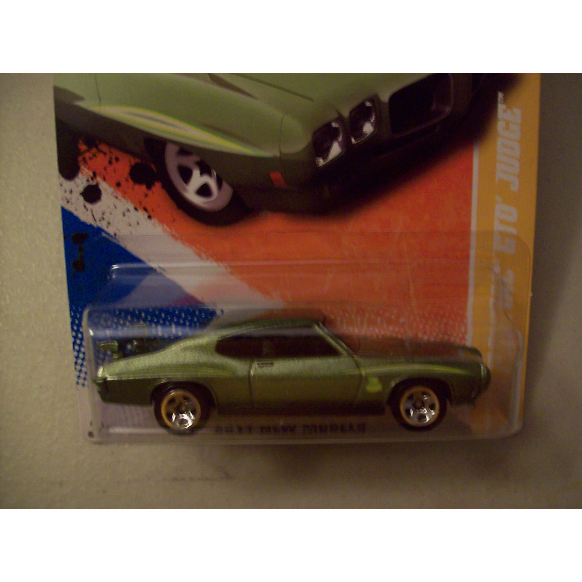 Hot Wheels 2011 New Models Green 1970 Pontiac GTO Judge