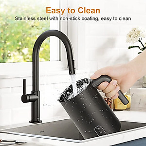 GAOCO Milk Frother, 4 in 1 Multifunction Electric Milk Steamer Soft Foam Maker with Two Whisks for Frothing and Heating Milk & Silent Operation for Coffee, Latte, Macchiato