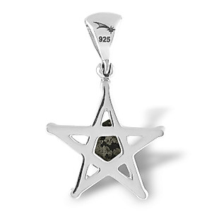 Starborn Campo del Cielo Meteorite Star Pendant in Sterling Silver