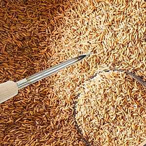 Baluue 4pcs Grain Sampler Metal Detector Turnicate Kit Outdoor Tools Grain Detector Probe Closed Sampling Agriculture Powder Sampler Stainless Steel Rice Sampler to Rotate Food