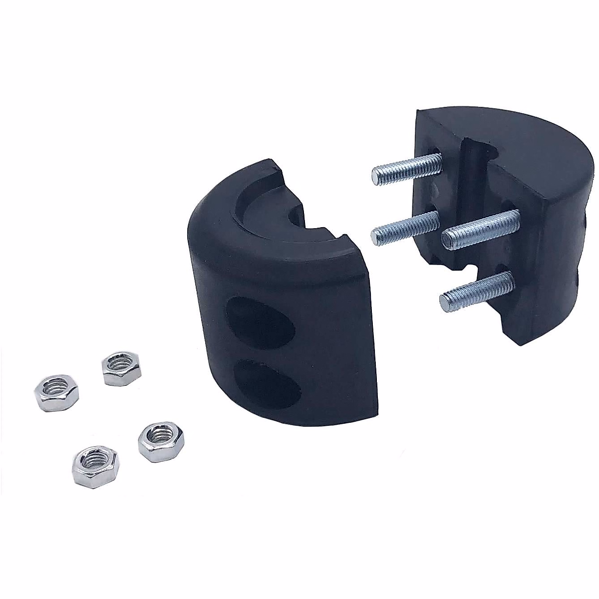 Ucreative 3/16 Inch x 50 Feet Synthetic Winch Rope 8,350LBs Line Cable with Hook and Stopper for ATV UTV (Gray)