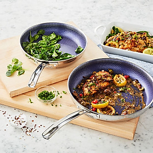 Viking Culinary Hybrid Plus 3-Ply Nonstick Fry Pan, 2-Piece Set, 9.5 & 11 Inches