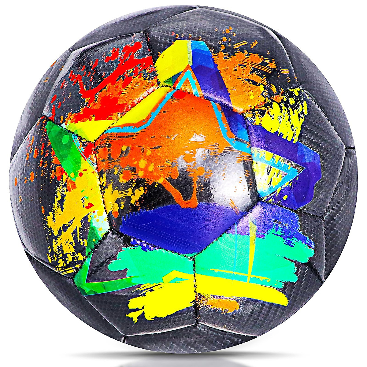 Champhox Size 4 Soccer Ball for Kids Durable Long-Lasting Construction Soccer Balls for Kids Teens Boys Girls Youth Soccer Players Skill Practicing Training Gifts