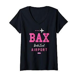 Barbie The Movie - Barbie Land Airport V-Neck T-Shirt