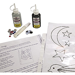 Creativity for Kids Sparkling 3D Wonder Paint Activity Kit - Deluxe Window Art Paint Kit , Yellow