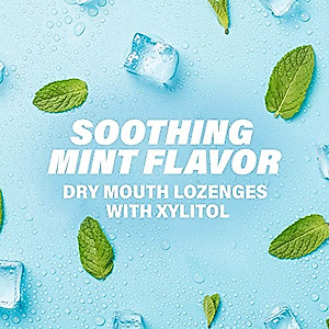 ACT Dry Mouth Lozenges with Xylitol, Soothing Mint, 36 Lozenges