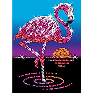 Sequin Art Red Frankie The Flamingo Sparkling Arts and Crafts Kit