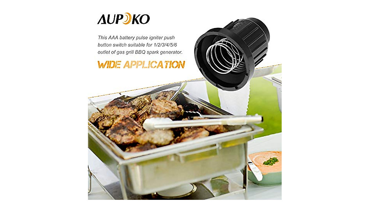 Aupoko AAA Battery Igniter Cap - Easy Replacement for Gas Grills