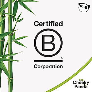 THE CHEEKY PANDA Biodegradable Bamboo Handy Wipes, 12 CT