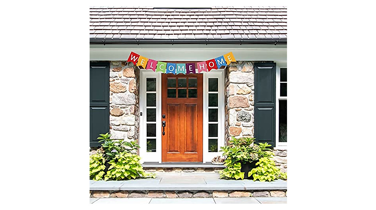 Welcome Home Banner - Colorful, Reusable & Easy to Hang
