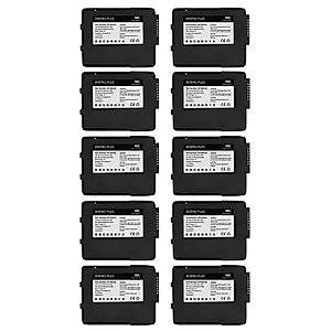 (10PCS) BT-000318 Battery TC75 Barcode Scanner Battery [Upgraded Capacity] for Motorola Symbol Zebra TC75EK TC75AH TC75GK TC77HL TC75FK TC70X TC720L TC70X TC75BH 82-171249-01 BTRY-TC7X-46MA2 Battery
