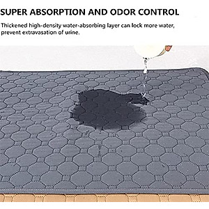 Guinea Pig Cage Liners - Washable Guinea Pig Pee Pads, Waterproof Reusable & Anti Slip Guinea Pig Bedding Fast and Super Absorbent Pee Pad for Small Animals Rabbit Hamster Rat