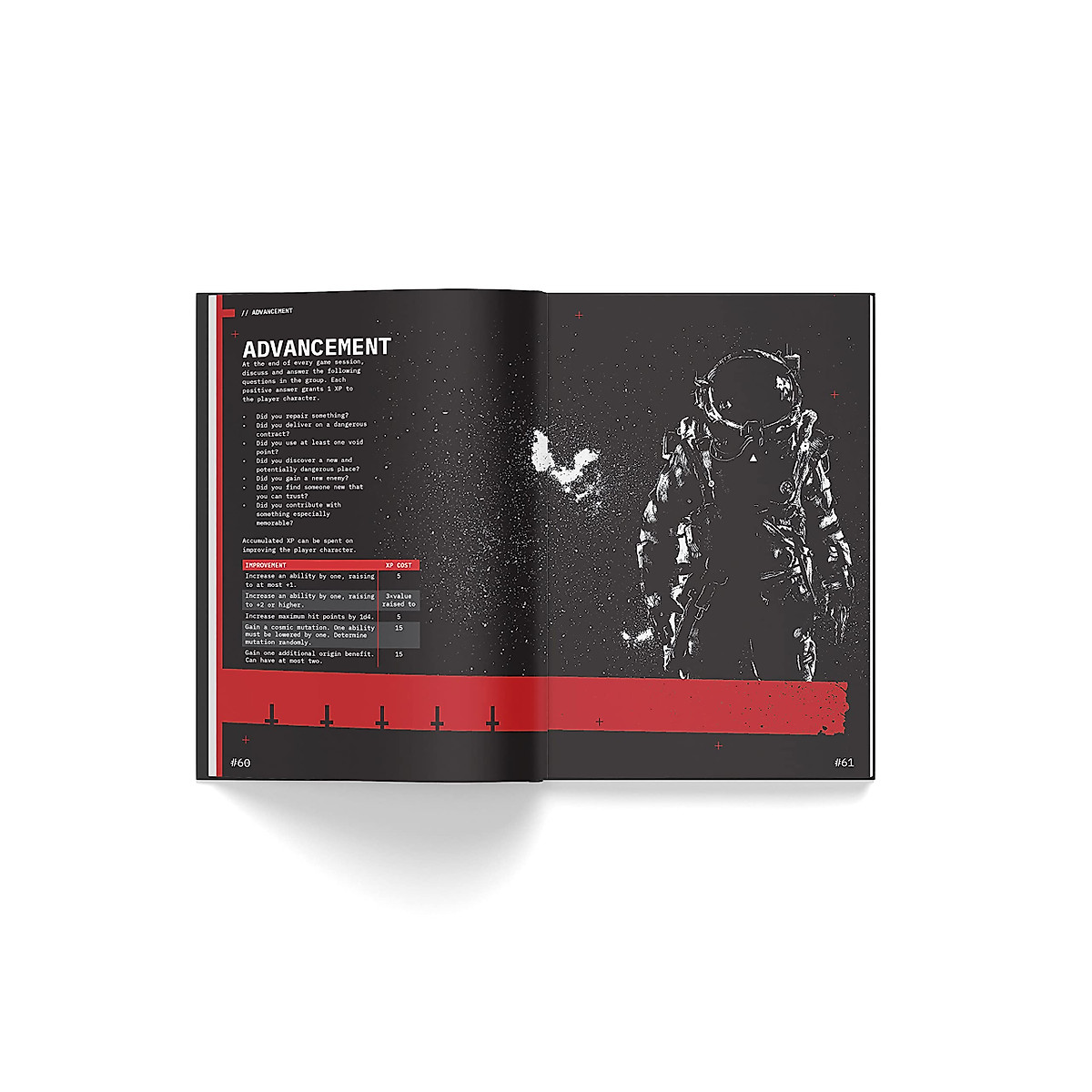 Free League Publishing Death in Space RPG - Hardcover Book - Future Space Role Playing Game, Multicolor