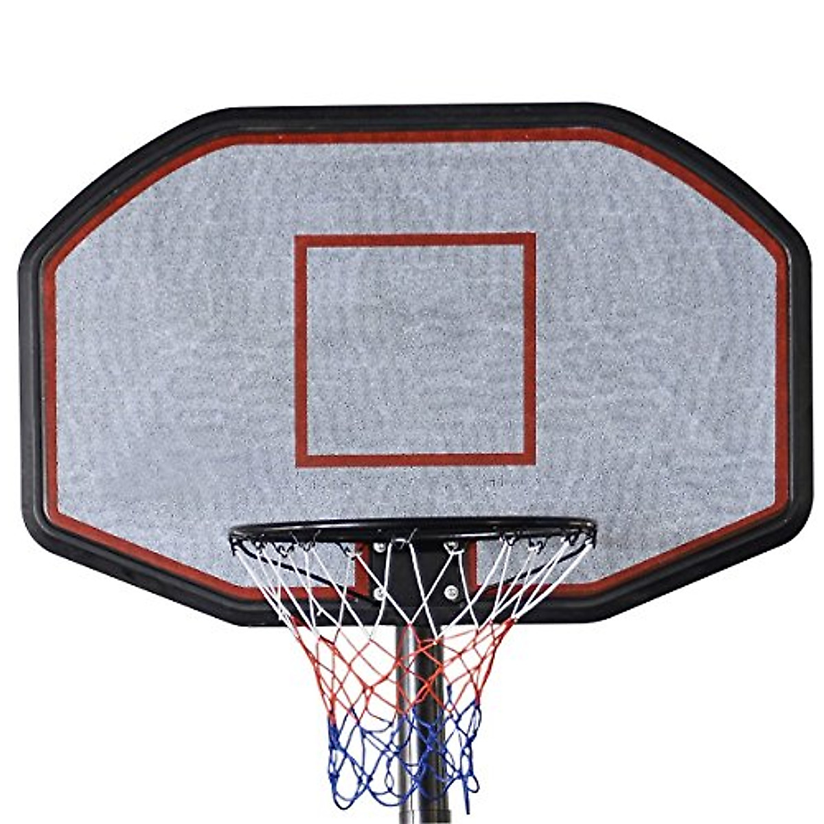 Giantex Portable Basketball Hoop Stand, Adjustable Height 6.5-10 ft, 43Inch Backboard, Portable Basketball Hoop & Goal Basketball System Stand for Kids Youth Indoor Outdoor Use