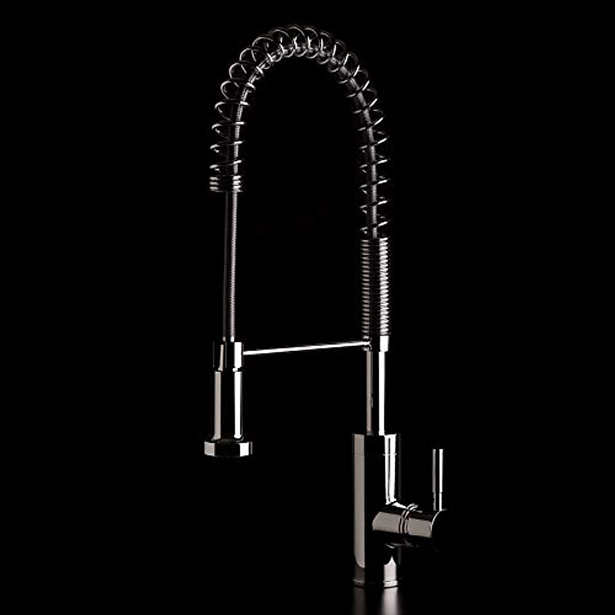 Miseno MNO281SS Miseno MK281A Professional Series Pre-Rinse Kitchen Faucet with Multi-Flow Spray Head - Includes Optional Deck Plate