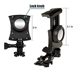 Coreal Mobile Phone Chest Mount Harness Strap Holder Cell Phone Clip Action Camera POV for Samsung iPhone Plus etc