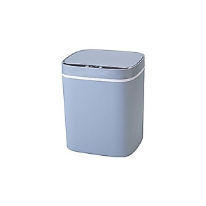 LLLSSS Bathroom Trash Cans Lids Touchless Garbage Can Motion Sensor Waste Bin Wastebasket for Kitchen