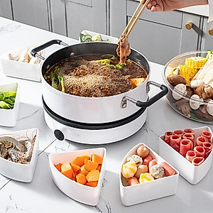 2pack Serving Trays for Party Divided Veggie Tray with Lid Sealed Sectioned Fruit Snack Serving Platter Vegetable Storage with 4 Compartments Snackle Box Charcuterie Container Fridge Organizer