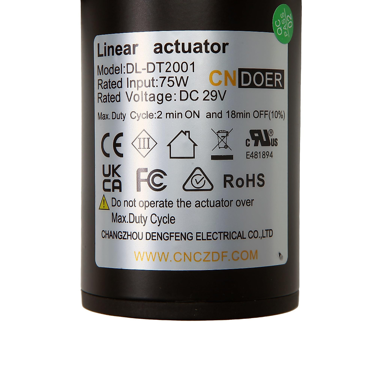 Uetmulik Power Recliner Lift Chairs Motor Model DL-DT2001-160-01 Linear Actuator Replacement