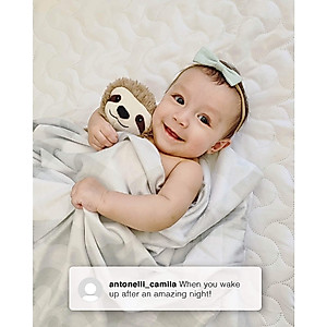 Delta Children Serta Sertapedic Crib Mattress Pad Cover/Protector with Nanotex Stain Repel and Release, Large, White