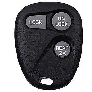 ZENITHIKE Keyless Entry Remote Key Fob 3 Buttons for 97-02 for Chevy for GMC for Oldsmobile Express Sonoma for Astro for Suburban for Tahoe Yukon Jimmy Savana Bravada 16207901-5 X 1pcs