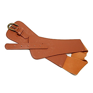 YYHJM Corset Belt Elastic Stretch Belt Women's Fashion Wide Faux Leather Waist Belt Stretchy Corset Cinch Belt