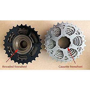 Bike Electric Bicycle 6 Speed Freewheel Thread or Cassette for Mountain e