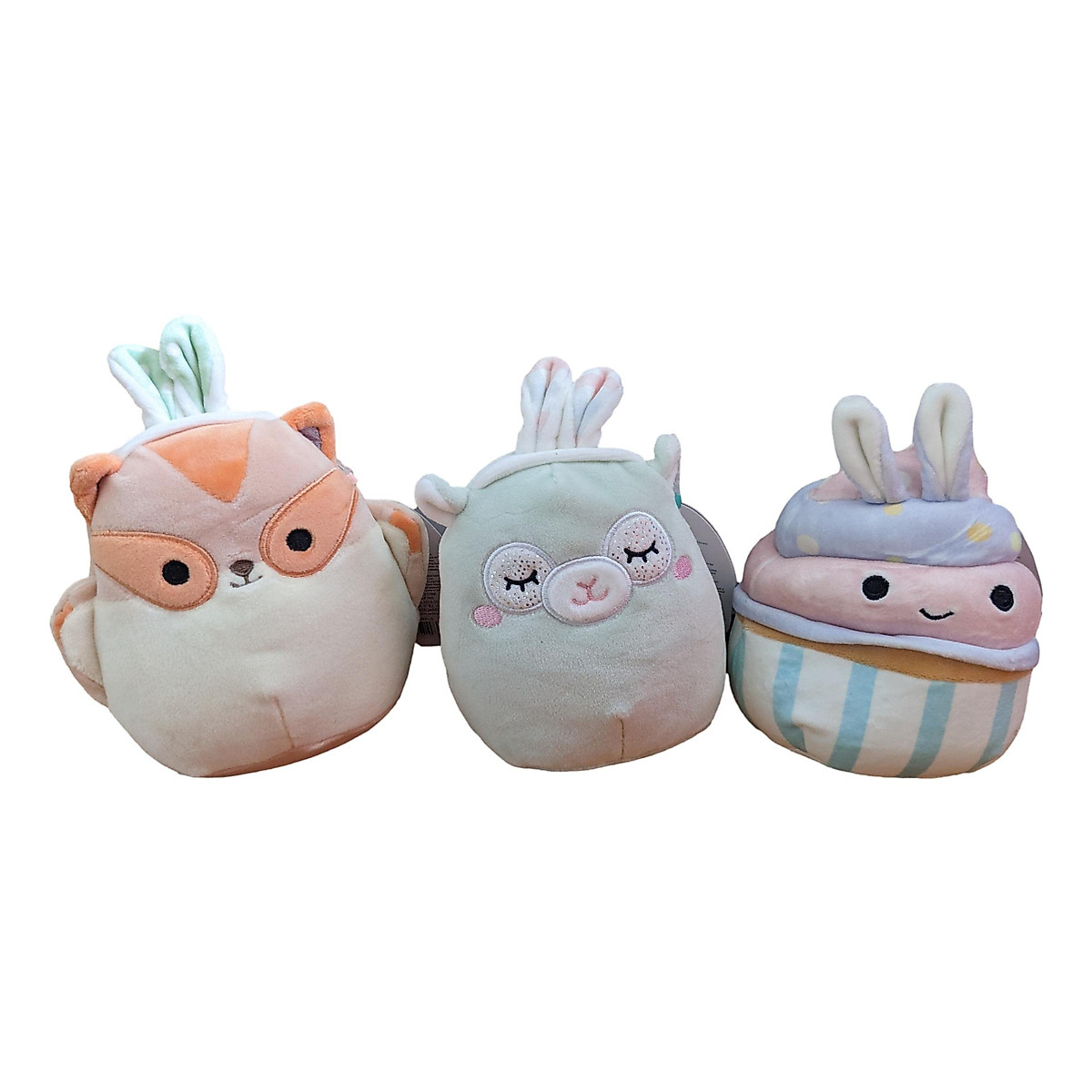 Squishmallows Kellytoy 2023 Easter Squad 5" Set of 6 Mini Plush Doll Toy (Style D)