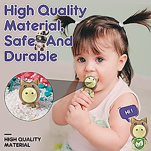 Farm Animal Toddler Toys for Baby: Kids Learning Toys 20 Pcs Finger Puppets with Counting, Matching, Bath, Role-play| Ideal Christmas Birthday Easter Gifts Stocking Stuffers for Boy Girls Toddlers 1-3