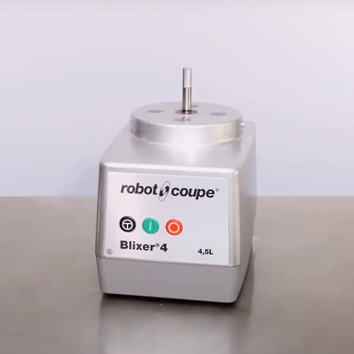 Robot Coupe BLIXER 4 Blixer Vertical Commercial High Speed Blender/Mixer, 4.5-Quart Stainless Steel Batch Bowl, 1 Speed, Stainless Steel, 120 Vol, 1-1/2 hp