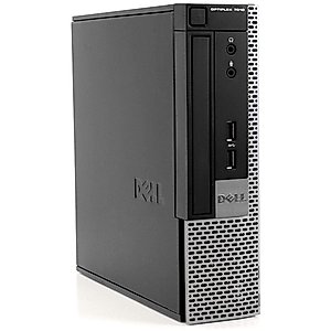 Dell Optiplex 7010 USFF Premium Business Desktop Computer (Intel Quad-Core i5-3470S up to 3.6GHz, 8GB RAM, 500GB HDD, DVD, VGA, DisplayPort, WiFi, Windows 10 Professional) (Renewed)