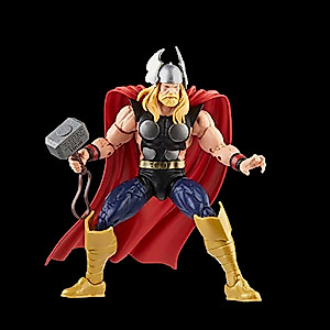 Marvel Legends Series Thor vs Destroyer, Avengers 60th Anniversary Collectible 6-Inch Action Figures, 5 Accessories