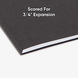 Smead Interior File Folder, 1/3-Cut Tab, Letter Size, Black, 100 per Box (10243)