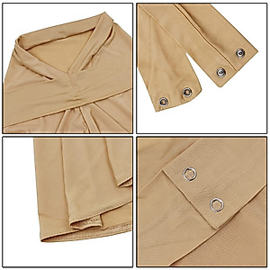 AIBEARTY Women Fashion Instant Muslim Turban Hijab with Snap Fastener Breathable Headscarf Bonnet Cap Turban Hat Shawl