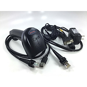 Honeywell Xenon 1900GSR Barcode/Area-Imaging Scanner (2D, 1D, PDF, Postal) Kit, Includes RS232 Cable, Power Supply and USB Cable