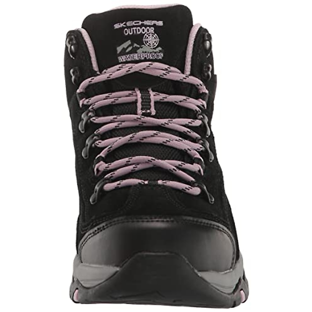 Skechers Sport Women's Women's Trego-Alpine Trail Hiking Shoe, BKLV=Black/Lavendar, 8