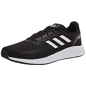 adidas Men's Runfalcon 2.0 Running Shoe, Black/White/Grey, 10.5